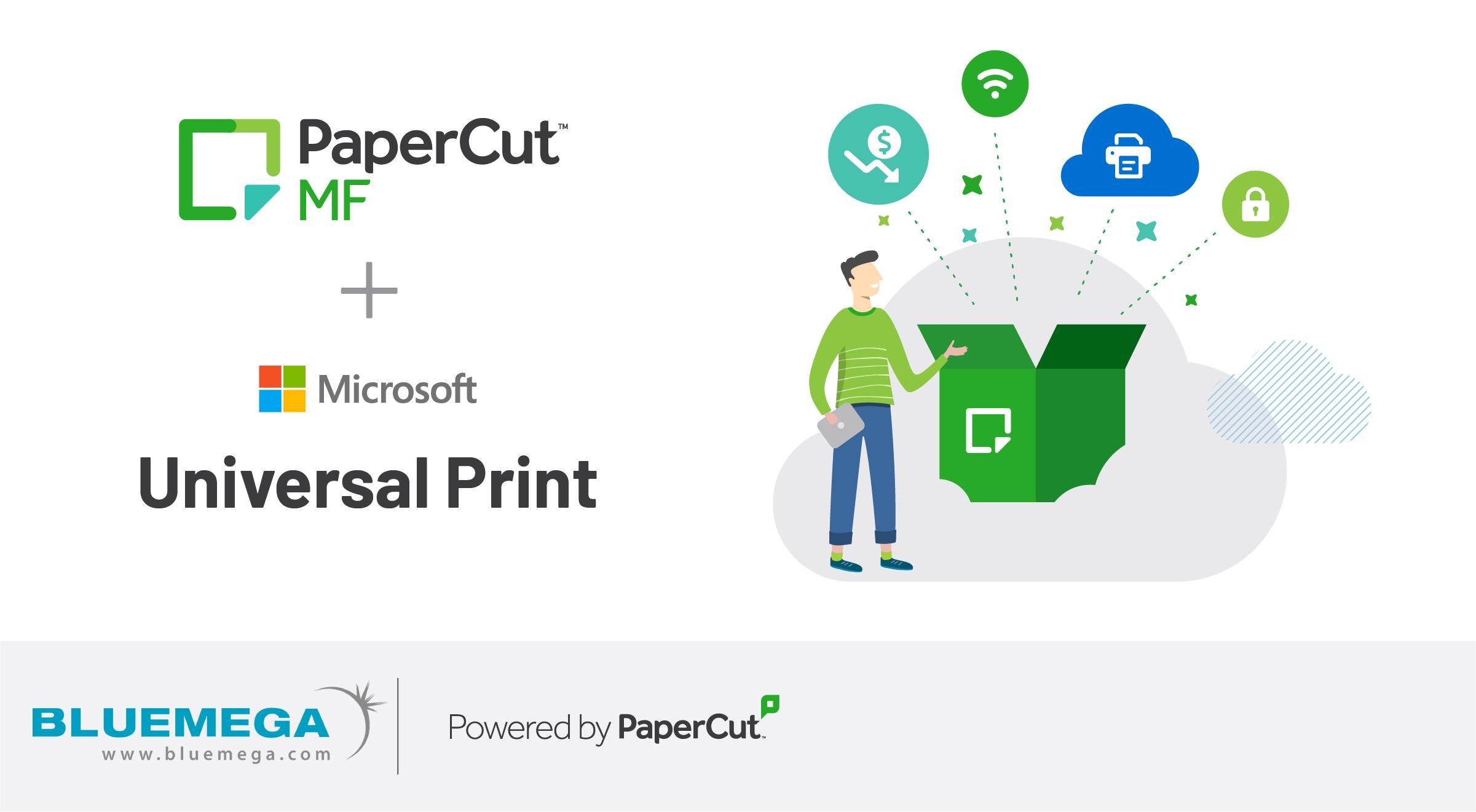PaperCut lance la prise en charge de l'impression universelle de Microsoft - Bluemega